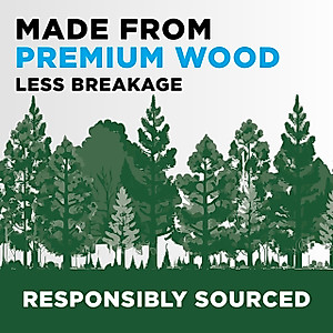 Ticonderoga® Beginners' Elementary Pencils, With Eraser, #2 Lead, Yellow Barrel, Pack Of 12