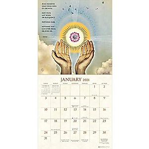 The Illuminated Rumi 2021 Calendar