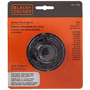 BLACK+DECKER Trimmer Line, 20-Foot, 0.065-Inch (RS136)
