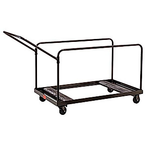 National Public Seating Round Folding Table Dolly