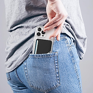 Speck iPhone Wallet MagSafe Accessory - Removable ClickLock No-Slip Interlock - Holds 1-3 Cards - Soft Touch Finish, Scratch Resistant Card Holder Built for MagSafe - Black