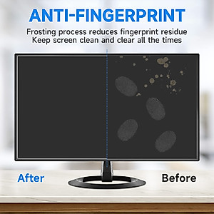 2 Pack 24 Inch Anti Glare Matte Screen Protector for 24 Inch 16:9 Sceptre/LG/Dell/HP/Acer/ViewSonic/ASUS/Aoc/Samsung Widescreen Monitor, Eye Protection Anti Scratch & Anti Glare Film