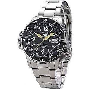 Seiko Seiko 5 Men's Seiko 5 Sports Automatic Atlas Diver Black Dial SKZ211