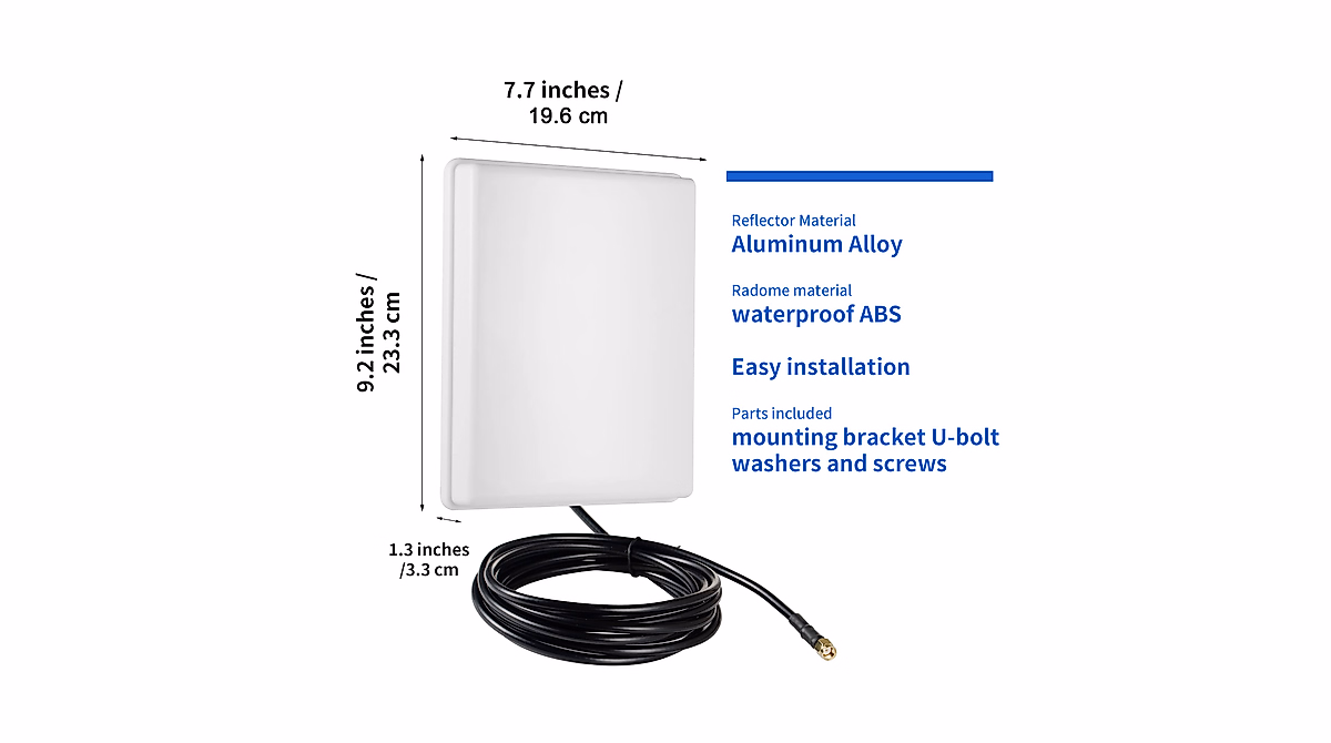 15dBi Outdoor Dual Band WiFi Antenna - Long Range Boost