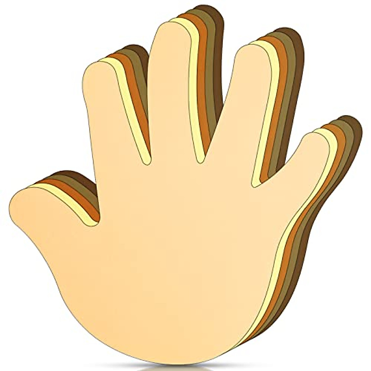 Eersida Multicultural Handprint Accents for Classrooms