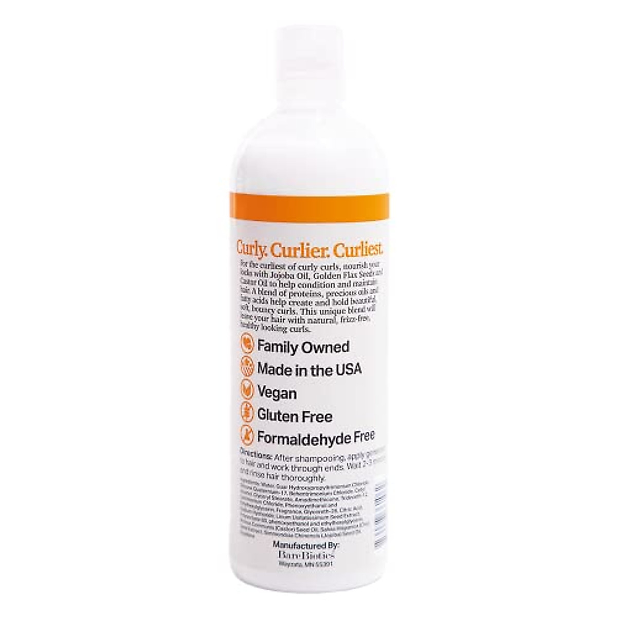 BARE BIOTICS Curly. Curlier. Curliest Curling Conditioner, 16 fl. Ounces