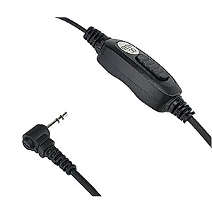 KEYBLU 1 Pin G Shape Walkie Talkie Earpiece Headset for Motorola Talkabout MH230R MR350R T200 T260 T460 T600 T800 Radio (2 pcs)