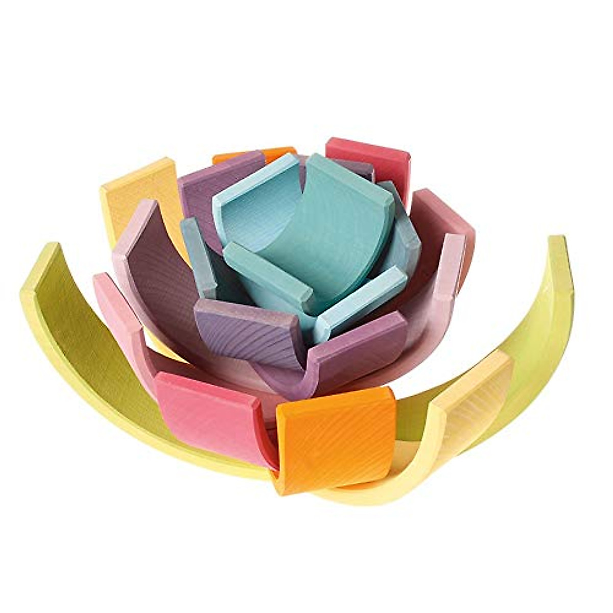 Grimm's Wooden Rainbow Pastel (Pack of 12)