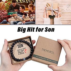 THEMEROL Easter Basket Stuffers for Kids Teens Boys Gift Ideas Teenage Him Men Beaded Bracelets Son 14 16 18 Year Old Birthday Confirmation Graduation Cool Unique Christmas Day Stocking Valentines