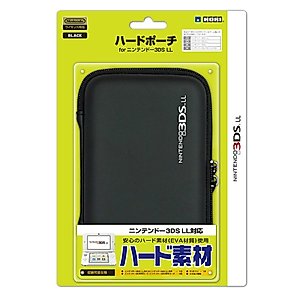 Hard Pouch for Nintendo 3DS LL Black official licensed products for Nintendo 3DS LL []