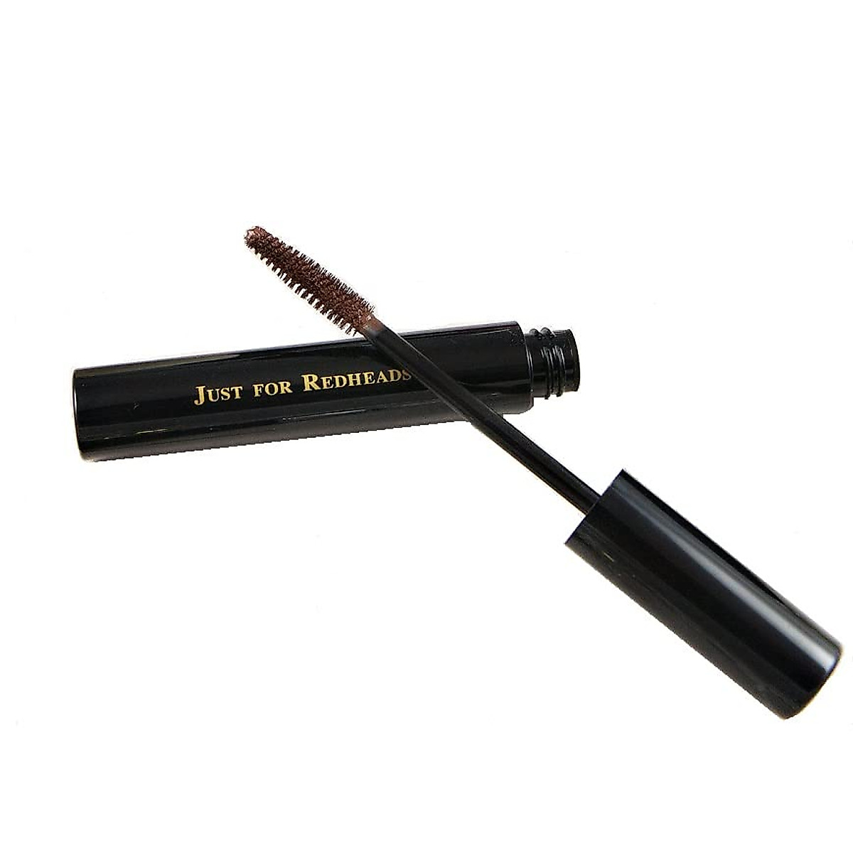 Just for Redheads Spice Supreme Waterproof Mascara - Designed for Redheads, Lengthens and Adds Volume, Great for Blondes, Smudge-Proof, Cruelty Free, Evenly Coats, Warm Cinnamon Tint - Made in the USA
