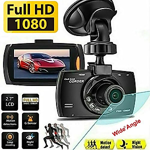 Dash Cam for Cars 1080P,3 inch Dashboard Camera with Night Vision,90°Wide Angle, Parking Monitor,Loop Recording,Motion Detection,G-Sensor
