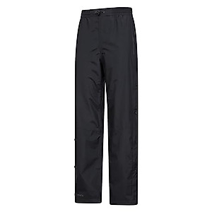 Mountain Warehouse Downpour Womens Waterproof Rain Over Pants Black 6