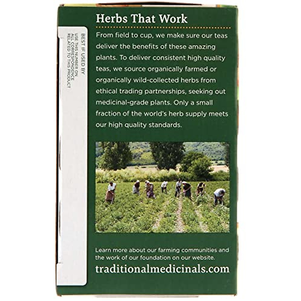 Traditional Medicinals Organic Turmeric with Meadowsweet & Ginger Herbal Tea, Supports Healthy Response to Inflammation, (Pack of 4) - 64 Tea Bags Total