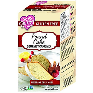 XO Baking Gluten Free Pound Cake Mix – Flavorful Non GMO Certified Cake Mix 18 Ounces