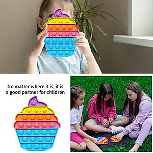 Push Pop Fidget Toy, Easter Basket Stuffers Toddler Toys,Fidget Toys for Sensory Kids and Stocking Stuffers for Kids Learning Toys, Stress Relief Sensory Toy for Kids and Adults ADHD ADD Autism