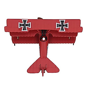 DAUERHAFT Aircraft Fighter Model, Red Fluent Lines Stand Accessories Die Cast Fighter Model Decorative Ornaments Simulation for Aviation Enthusiasts for Office