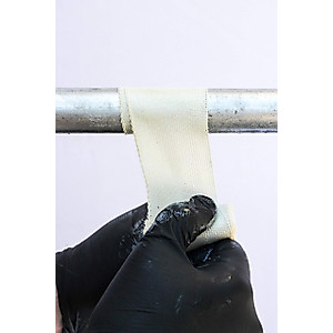 J-B Weld FiberWeld 2” Pipe Repair Cast 2x60 Inch - High Strength Adhesive Fiberglass Wrap - White (38260)