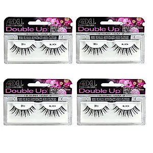 Ardell - False Eyelashes, Double Up #206, Reusable, Black (4-Pack)