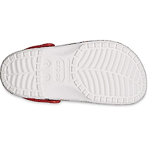 Crocs Unisex-Child Classic Peanuts Snoopy Clogs, White/Multi, 4 Toddler