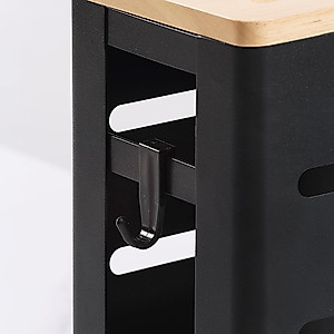 Giftburg Knife Block Holder, Kitchen Knife Organizer Storage Stand 8 Slots, Kitchen Block Knife Holder, Storage Rack,Safe to Use Different Size Shape Knife Sharpeners Scissors Kitchen Countertop
