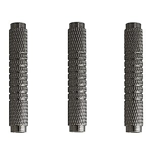 ZRM&E 3PCS 12 Grams Copper Dart Replacement Barrels for Soft Tip Dart and Steel Tip Darts, Black