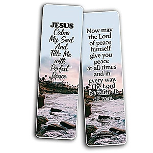 Powerful Bible Verses Bookmarks - God is in Control (30 Pack) - Handy Powerful Bible Verses About God is in Control Bible Texts