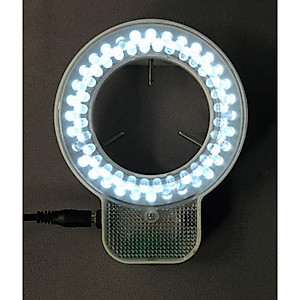 AmScope LED-56S 56 LED Microscope Ring Light with Dimmer White