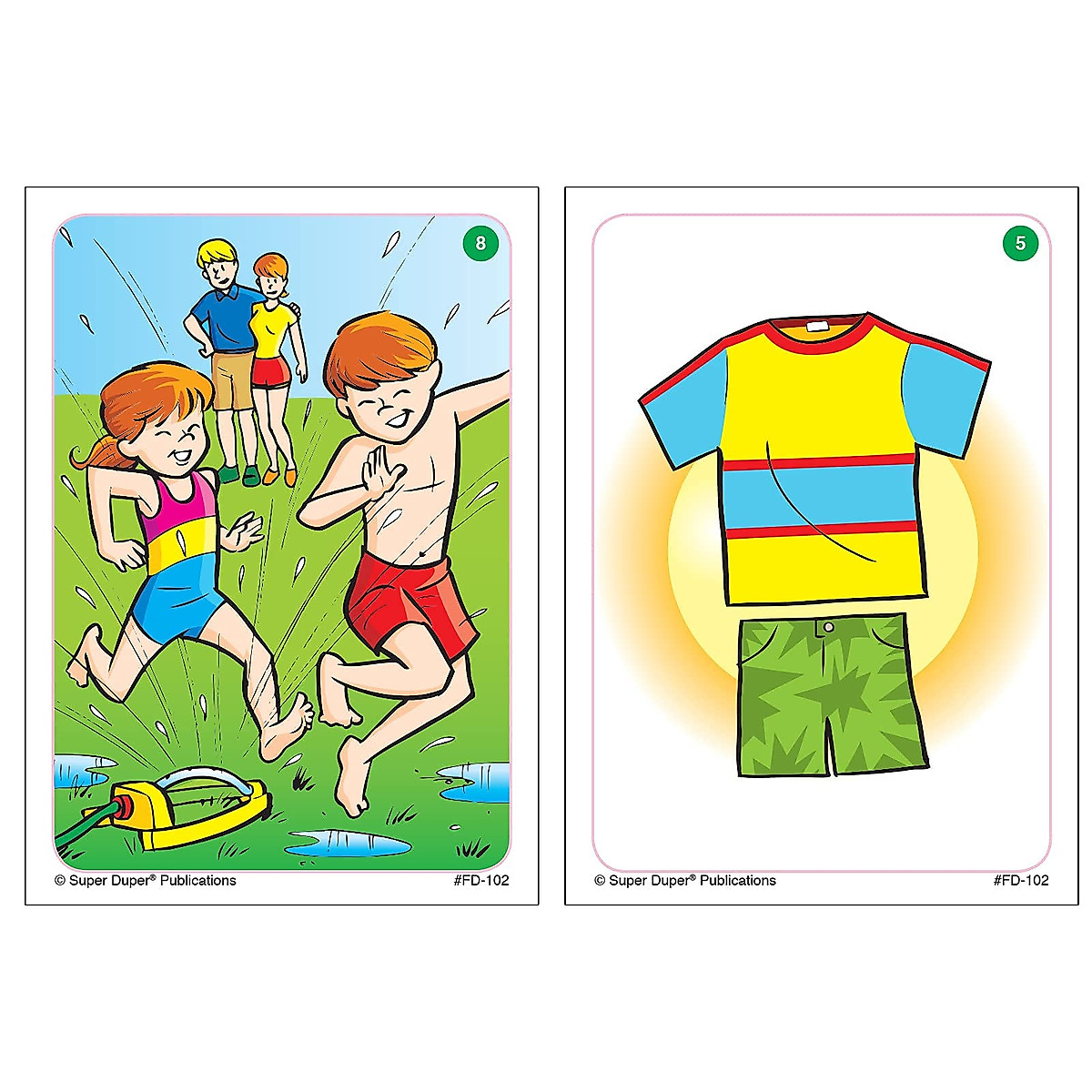 Super Duper Publications | Classifying with Seasons Fun Deck Flash Cards | Educational Learning Resource for Children