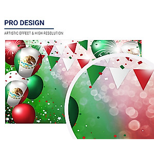 Allenjoy Mexican Independence Day Backdrop for Photography Pictures Viva Mexico Birthday Baby Shower Party Supplies Decorations Banner Photo Booth Props Photography Background