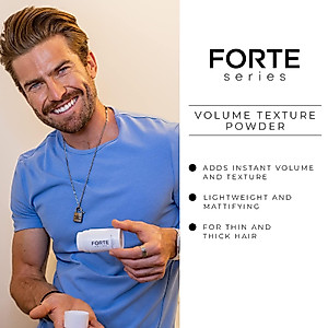 Hair Texture Powder by Forte Series, Volumizer for Fine Hair Volumizing Products for Men (0.1 oz)