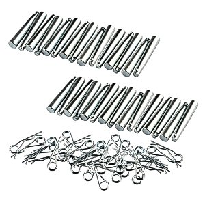 OTTFF 30 Sets Conical Coupler Pins with R-Clip Stage Lights Truss Accessories Lighting Trusses Replace Parts - Length 2.7 inch Pin Max Dia. 0.4 inch