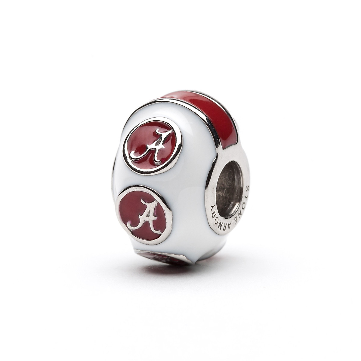 University of Alabama Charm Bracelet | Crimson Tide Gifts | Stainless Steel Alabama Jewelry | Alabama Logo Charm Bracelet | Lifetime Guaranteed