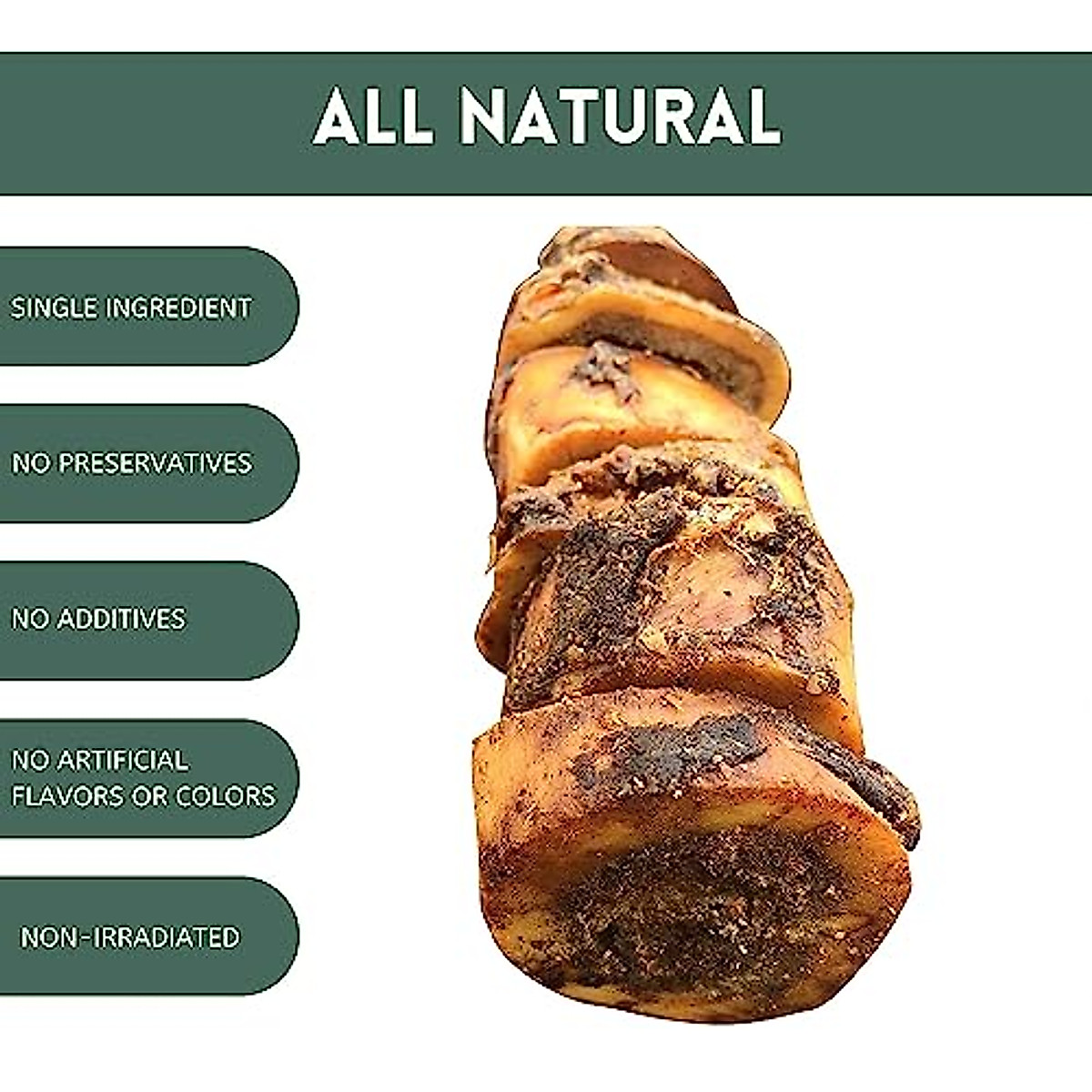 K9 Connoisseur Single Ingredient Dog Bones For Small Breed Dogs Made In The USA Natural Long Lasting Marrow Filled Bone Doggie Delight Slice Chew Treat Best For Dogs Or Puppies Upto 15 Pounds - 1 Pack