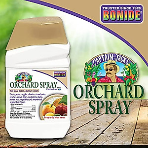 Bonide Captain Jack's Citrus, Fruit & Nut Orchard Spray, 16 oz Concentrate, Multi-Purpose Fungicide, Insecticide and Miticide