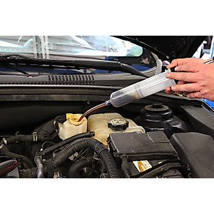 Mityvac MVA6851 Fluid Extractor, Syringe Action to Extract and Dispense Fluids Into or Out of Small Reservoirs Including Master Cylinder, Transaxles and Power Steering and Coolant Reservoirs