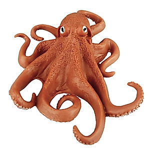 TOYMANY 8-Piece Large Sea Animal Figurines Set: 4-8" Sharks, Whales & Dolphin, Bath Toys, Cake Toppers, Birthday Gifts for Kids & Toddlers