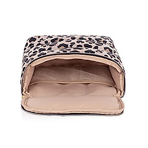 Itzy Ritzy Lightweight Insulated Bottle Bag – Keeps Bottles Warm or Cool - Holds 3 Bottles and Features Interior Pocket for Ice Pack (Not Included), Leopard