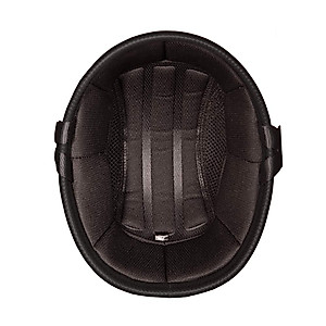 Daytona Helmets Eagle Headgear for Men - Novelty Half Helmet with Breathable Liner - Retro Skull Cap Helmet with Head Wrap