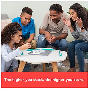 Upwords, Word Game with Stackable Letter Tiles & Rotating Game Board, New 2023 Version | Games for Family Game Night | Family Games, for Adults and Kids Ages 8 and up