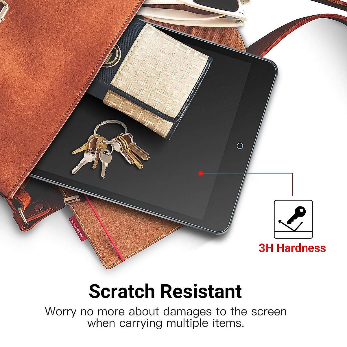 MoKo PET Screen Protector Fit iPad Mini 5/iPad Mini 4 Matte Screen Protector, [Paper Felt Film Writing] Anti-Glare PET Clear Film for iPad Mini 4/5 7.9" 2015/2019 Tablet - Matte