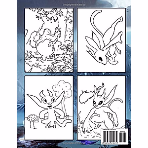 Ori And The Will Of The Wisps Coloring Book: 30+ Coloring Pages. Unique design, creative, Exclusive Artistic Illustrations for Fans of All Ages.