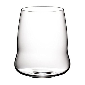 Riedel SL Stemless Wings Cabernet/Sauvignon Wine Glass (4-Pack) and Wine Pourer with Stopper Bundle (3 Items)