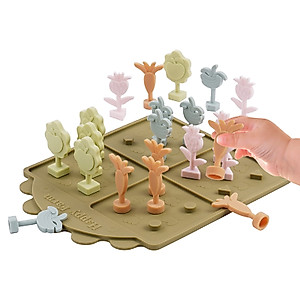 Vicloon Toddler Montessori Toys, Silicone Farm Educational Toys for 1 Year Old, Shape Sorting Vegetable & Fruits Fine Motor Skills Game for 1-3 Year Old Boys Girls Preschool Kids Gifts