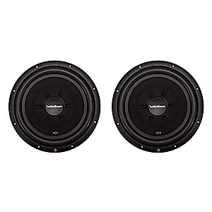 Rockford Fosgate R2SD4-12 12" 1000W 4-Ohm Shallow/Slim Car Subwoofer Sub Pair with Mica-Injected Polypropylene Cone and Integrated PVC Trim Ring