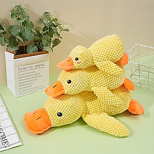 Dog Emotional Support Duck, Mellow Dog Calming Duck, Calming Duck Dog Toy, The Mellow Dog Calming Duck Dog Toy, Dog Duck Toy with Quacking Sound (XL)