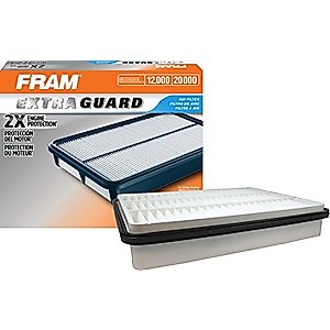 FRAM Extra Guard CA8918 Replacement Engine Air Filter for Select Lexus and Toyota Models, Provides Up to 12 Months or 12,000 Miles Filter Protection