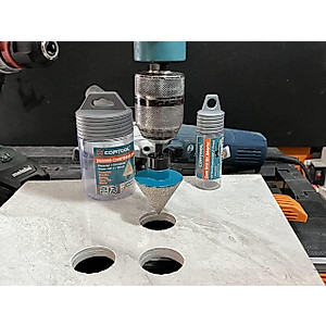 CORTOOL Core Drill Bit Arbor Adapter for Threaded Diamond Hole Saw 1/4" Quick Change Hex Shank to 5/8" 11 Male Drill Sanding Attachment Arbor Shaft Adapter