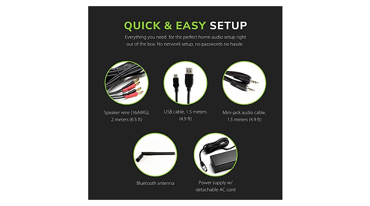 Audioengine HD3 Wireless Speakers - High-Fidelity Bluetooth Audio