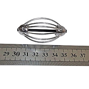 3pcs Carp Fishing Bait Feeder 0.8oz Steel Cask Fishing Rig Hook #6 Inline Fishing Tackle